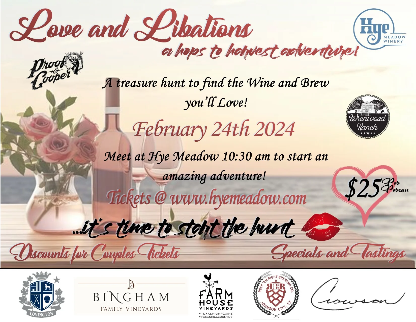 Love and Libations Scavenger Hunt | Bingham Family Vineyards